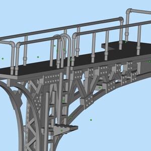 Cantilever Signal Bridge Kit, Scale Model Railroad Trackside,stl File,3d Printing,diecast,high ...
