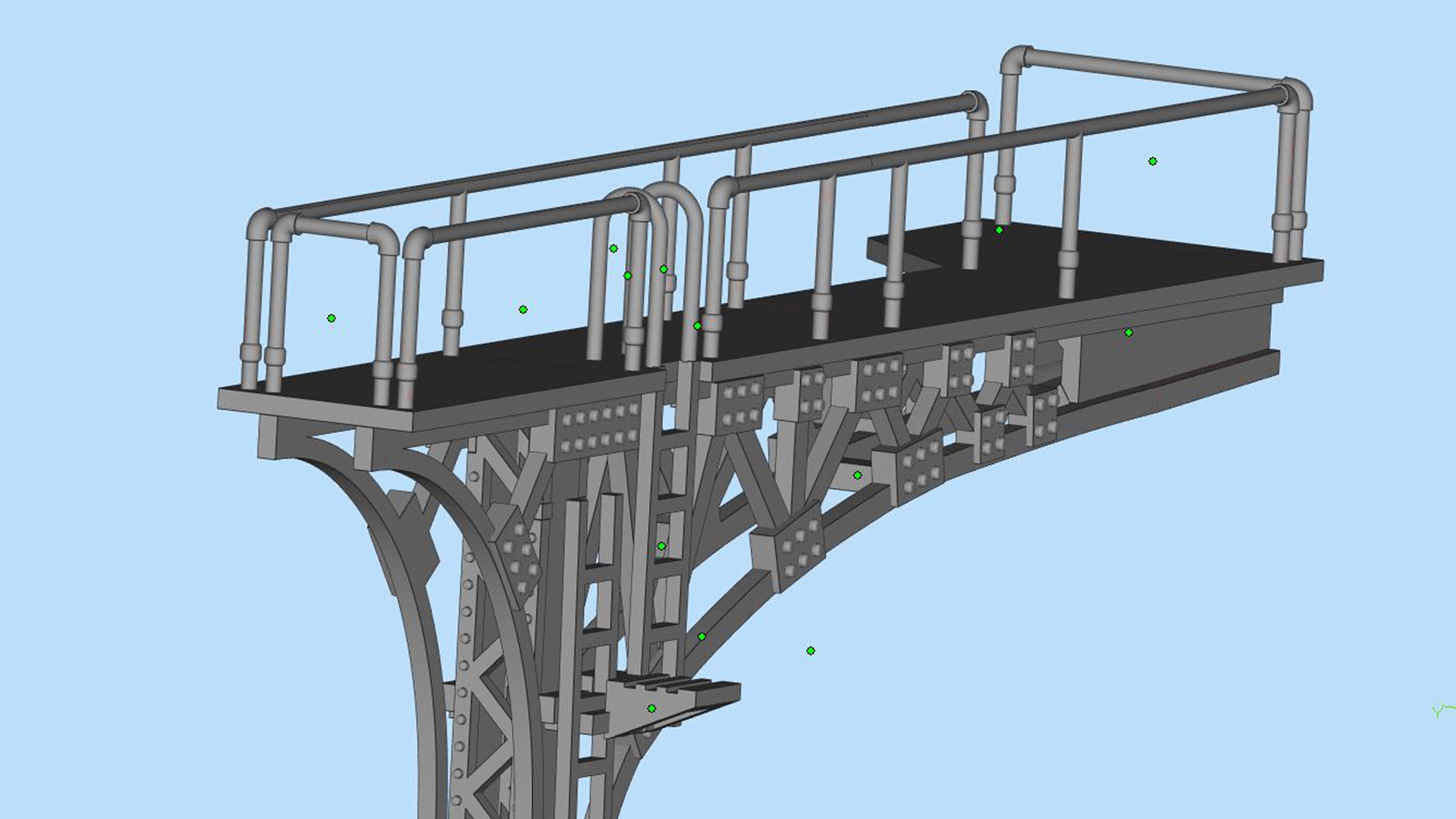 Cantilever Signal Bridge Kit, Scale Model Railroad Trackside,stl File,3d Printing,diecast,high ...
