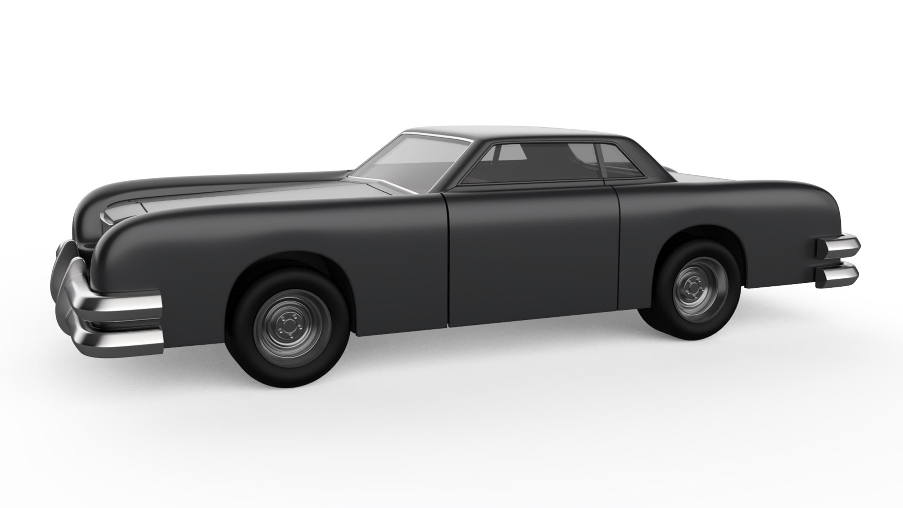 The Car Horror Movie Vehicle STL 3D Model Ready to Print, STL File, for ...