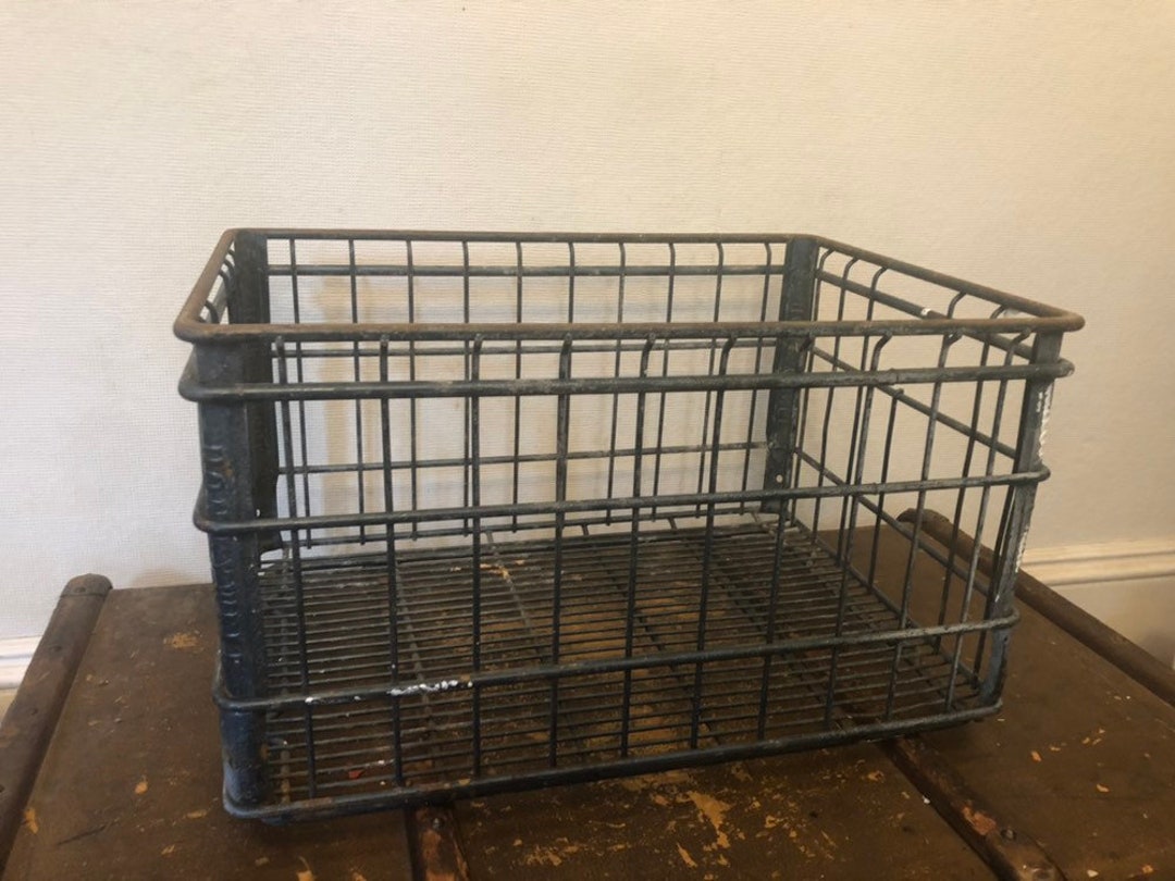Vintage Honeywell Wire Crate - Etsy