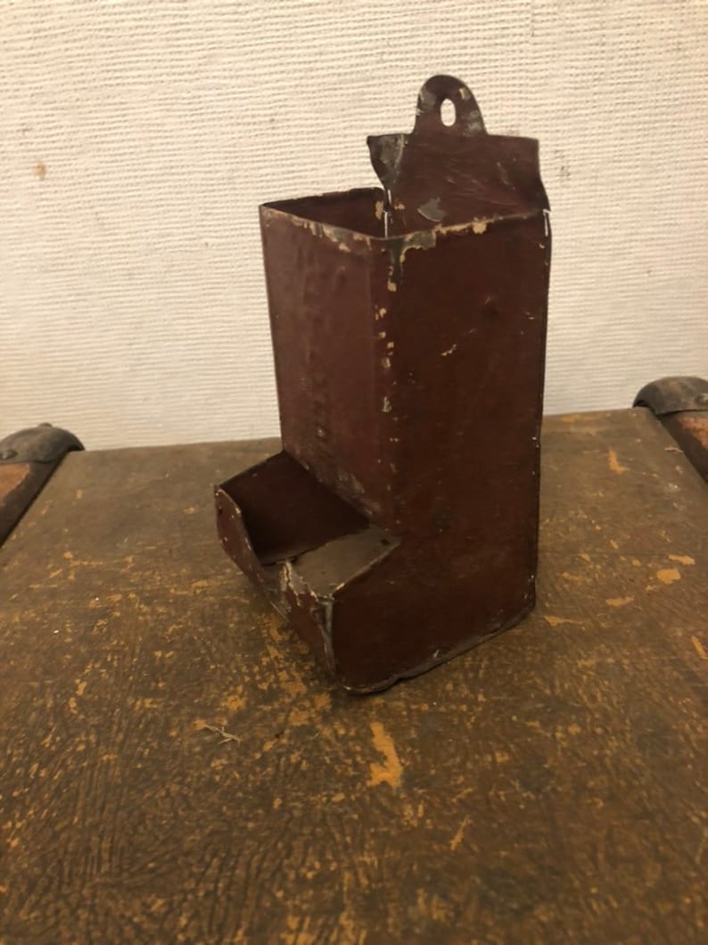 Small Vintage Metal Matches Wall Hanging - Etsy