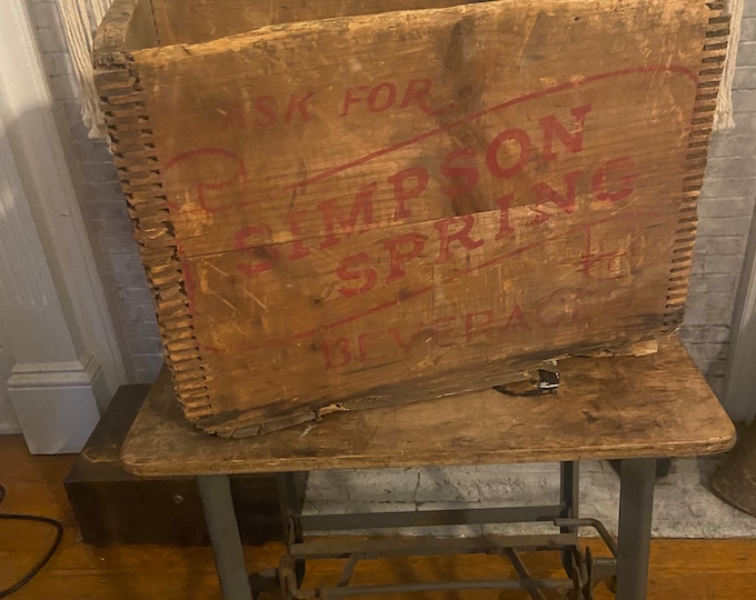 Vintage Simpson Spring Crate - Etsy