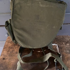 Vintage Military Gas Mask Bag - Etsy