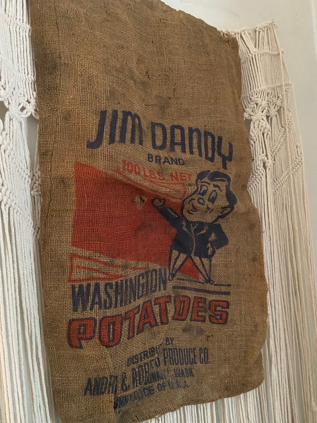 Jim Dandy Vintage Potato Sacks - Etsy