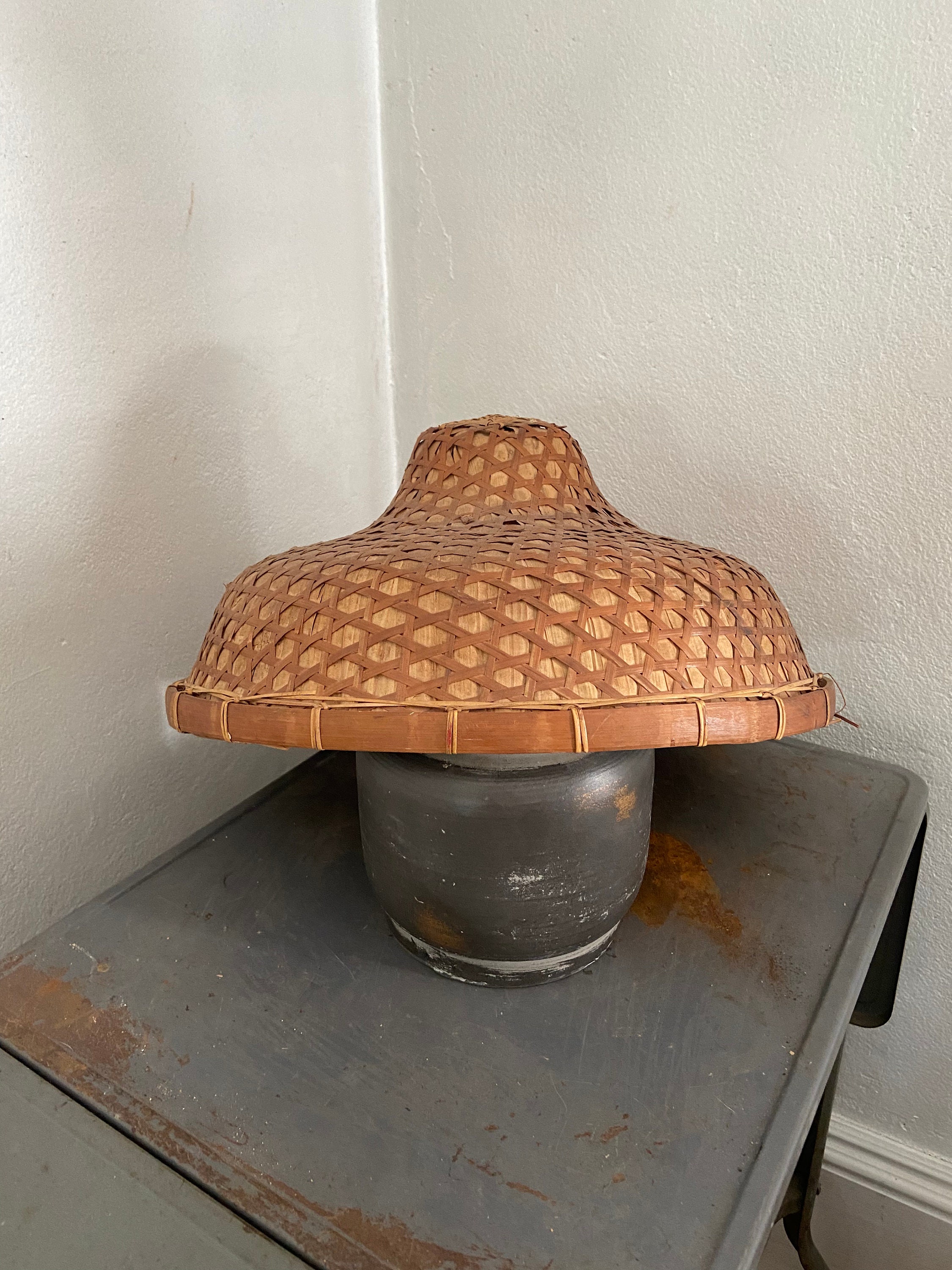 Vintage Asian Farmer Hat - Etsy