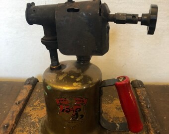 Antique Hand Blow Torch, Brass Blow Torch, Blow Torch Burner, Gas ...