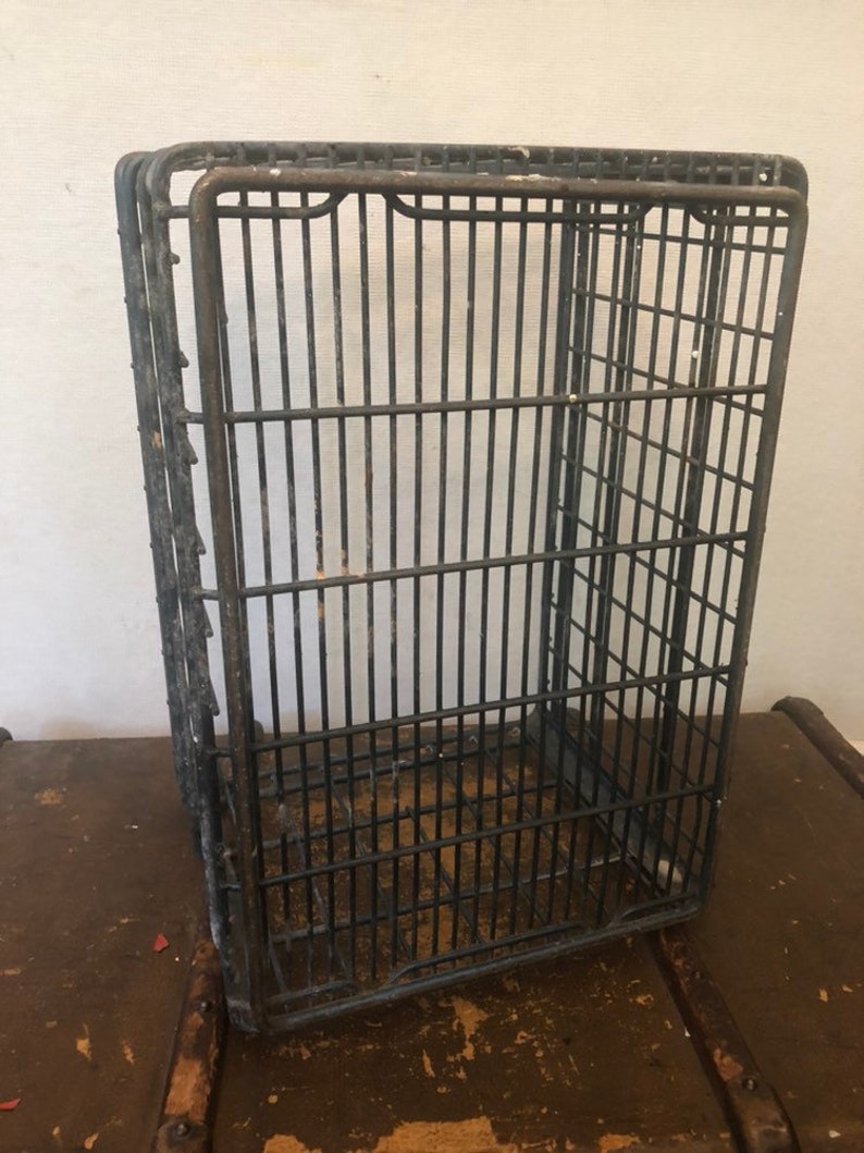 Vintage Honeywell Wire Crate - Etsy