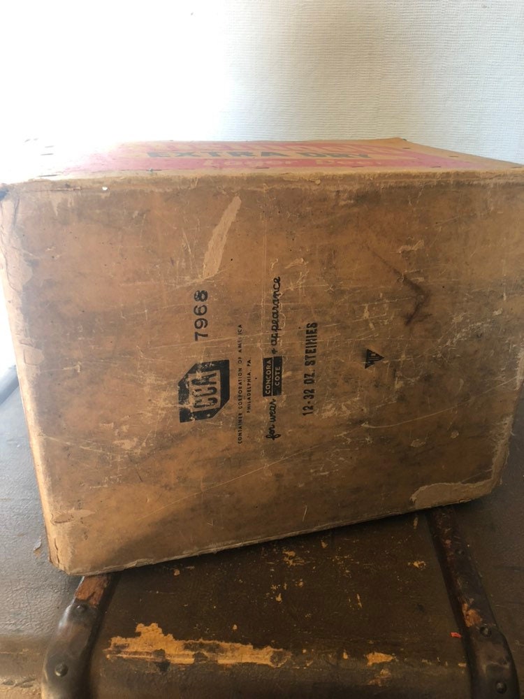 Vintage Rheingold Cardboard Beer Case | Etsy