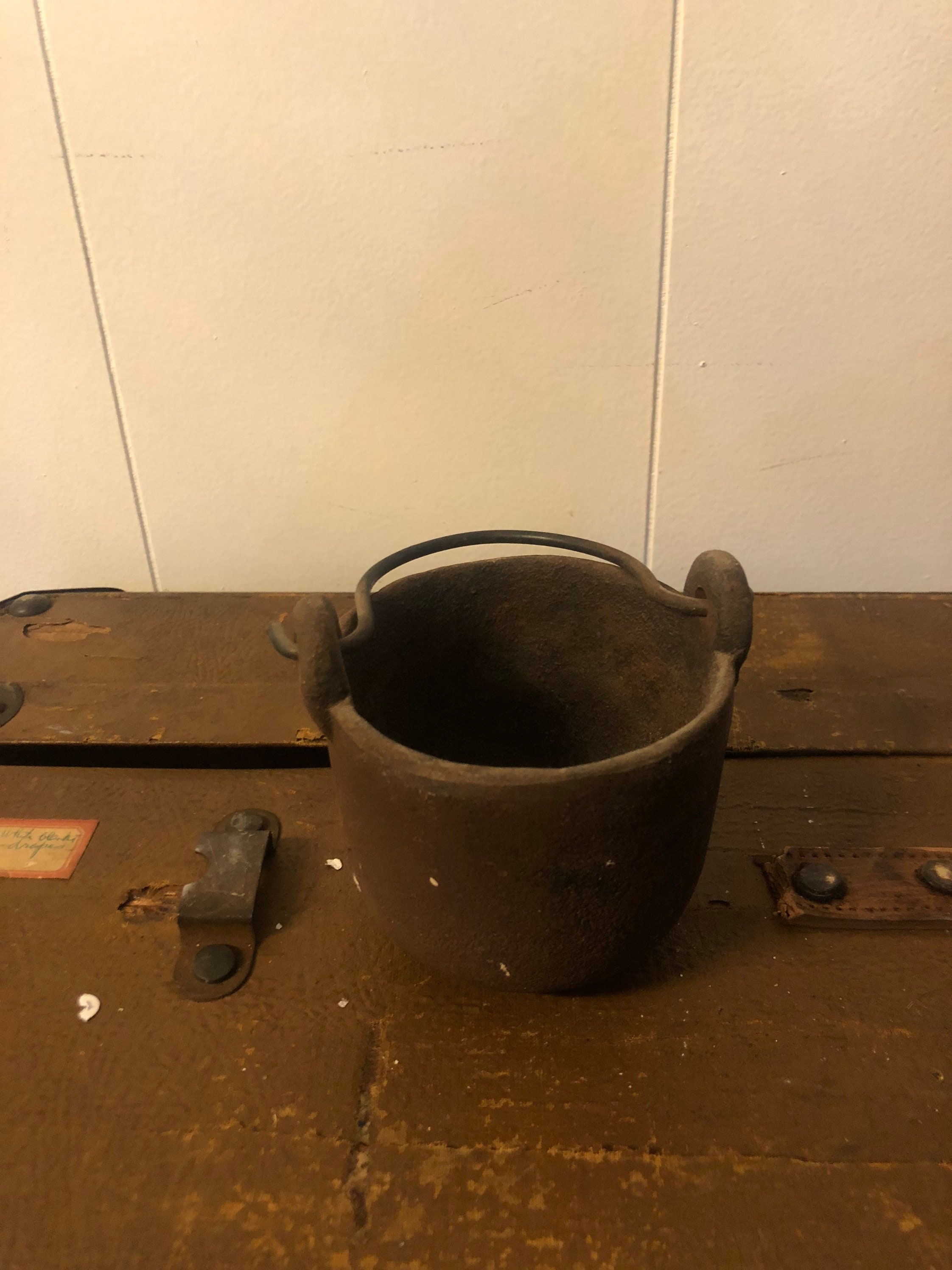 Small Cast Iron Cauldron | Etsy