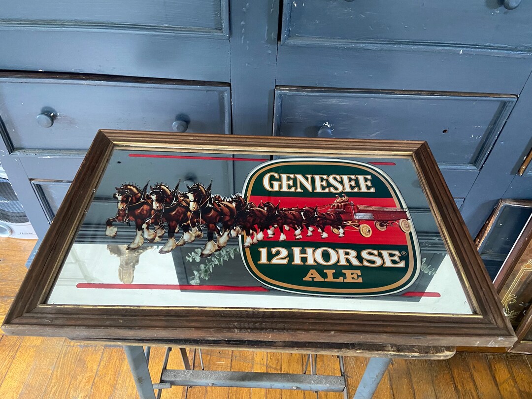 Vintage Genesee Mirror Beer Sign - Etsy
