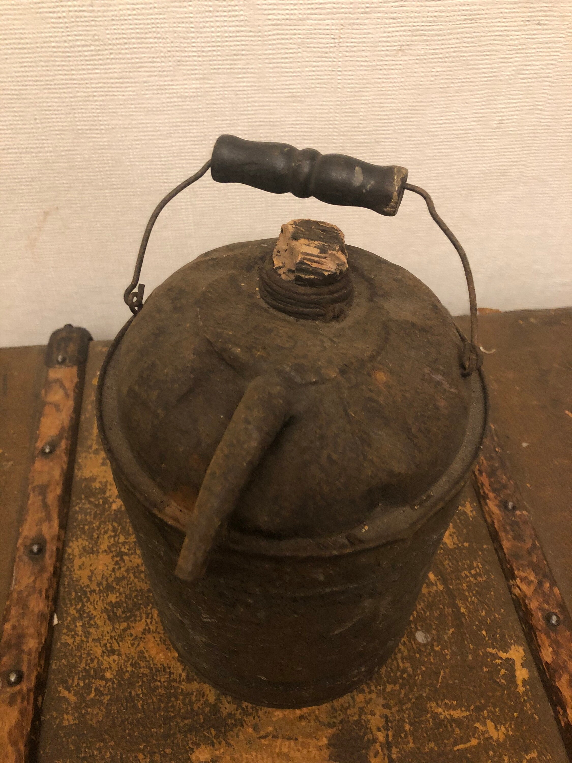 Vintage Rusty Gas Can | Etsy