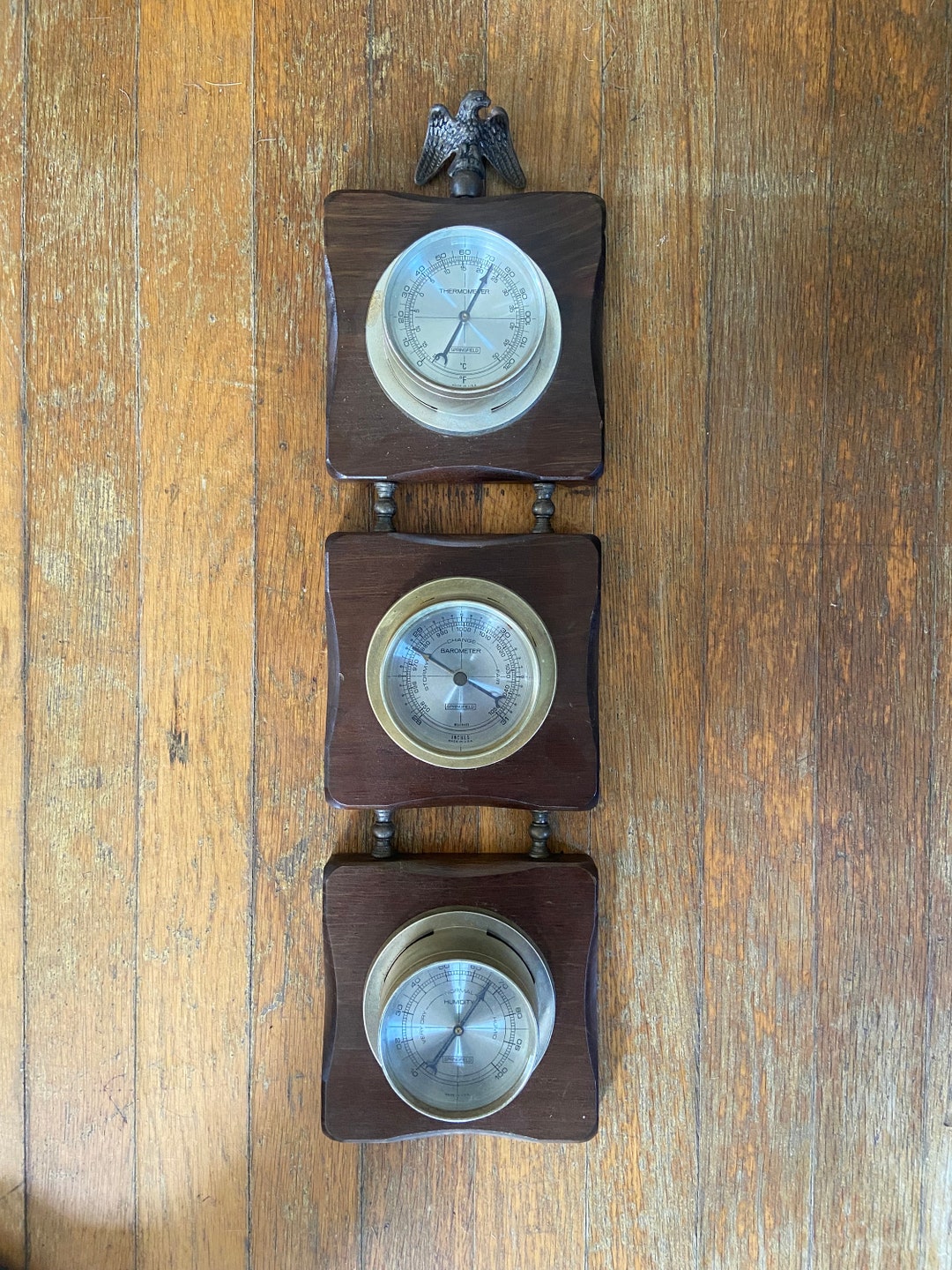 Vintage Thermometer, Barometer, Humidity Meter - Etsy