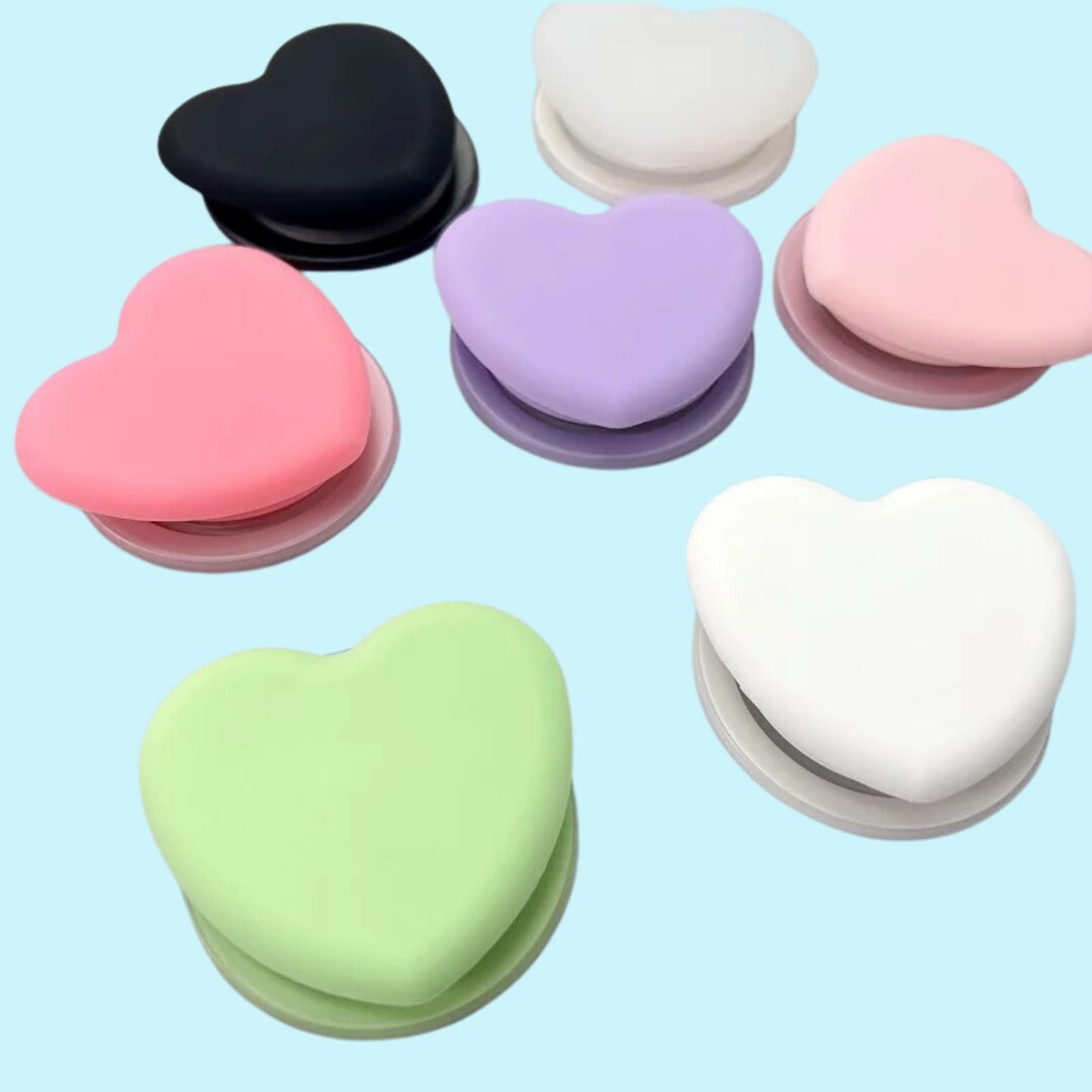 Macaron Hearts Magsafe Popsocket for Kindle Phone Tablet Ereader Kawaii ...