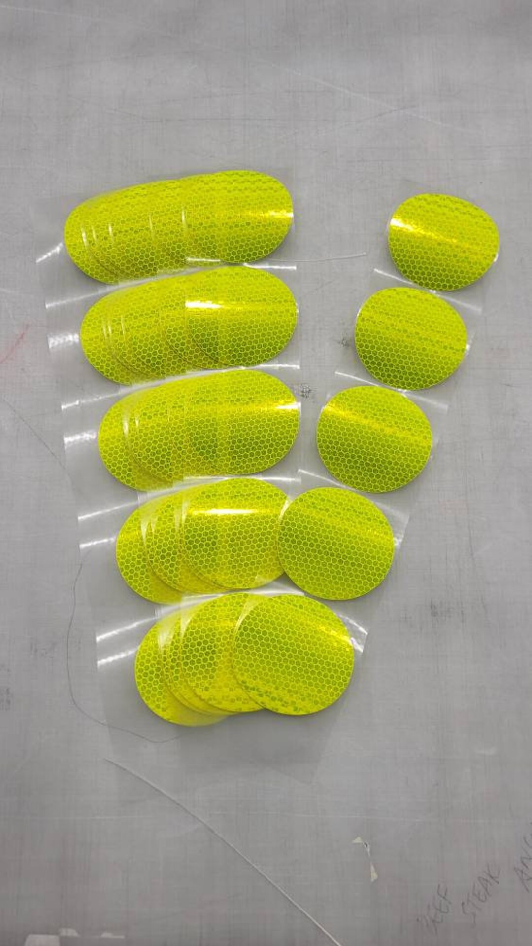 Reflectors/object Markers/fluorescent Yellow/green [5 Pack] - Etsy