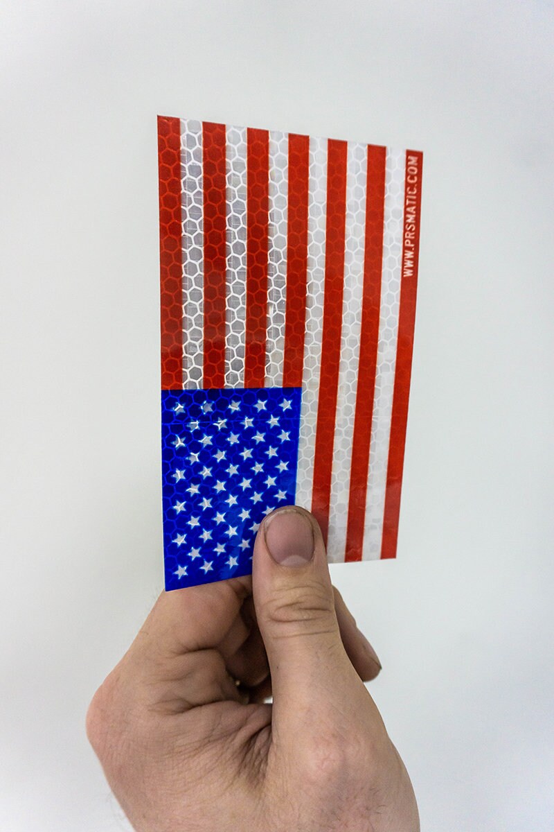 American Flag Sticker High Intensity Reflective / Window - Etsy