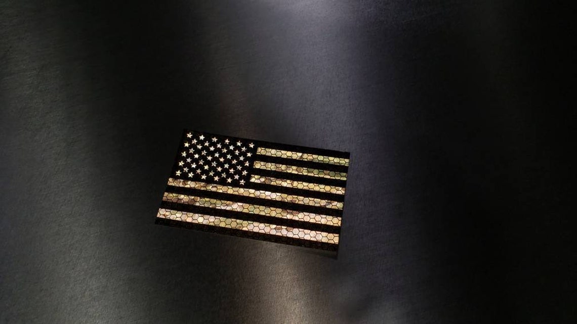MULTICAM American Flag Sticker High Intensity Reflective / | Etsy
