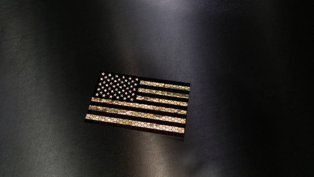 MULTICAM American Flag Sticker High Intensity Reflective / Window ...