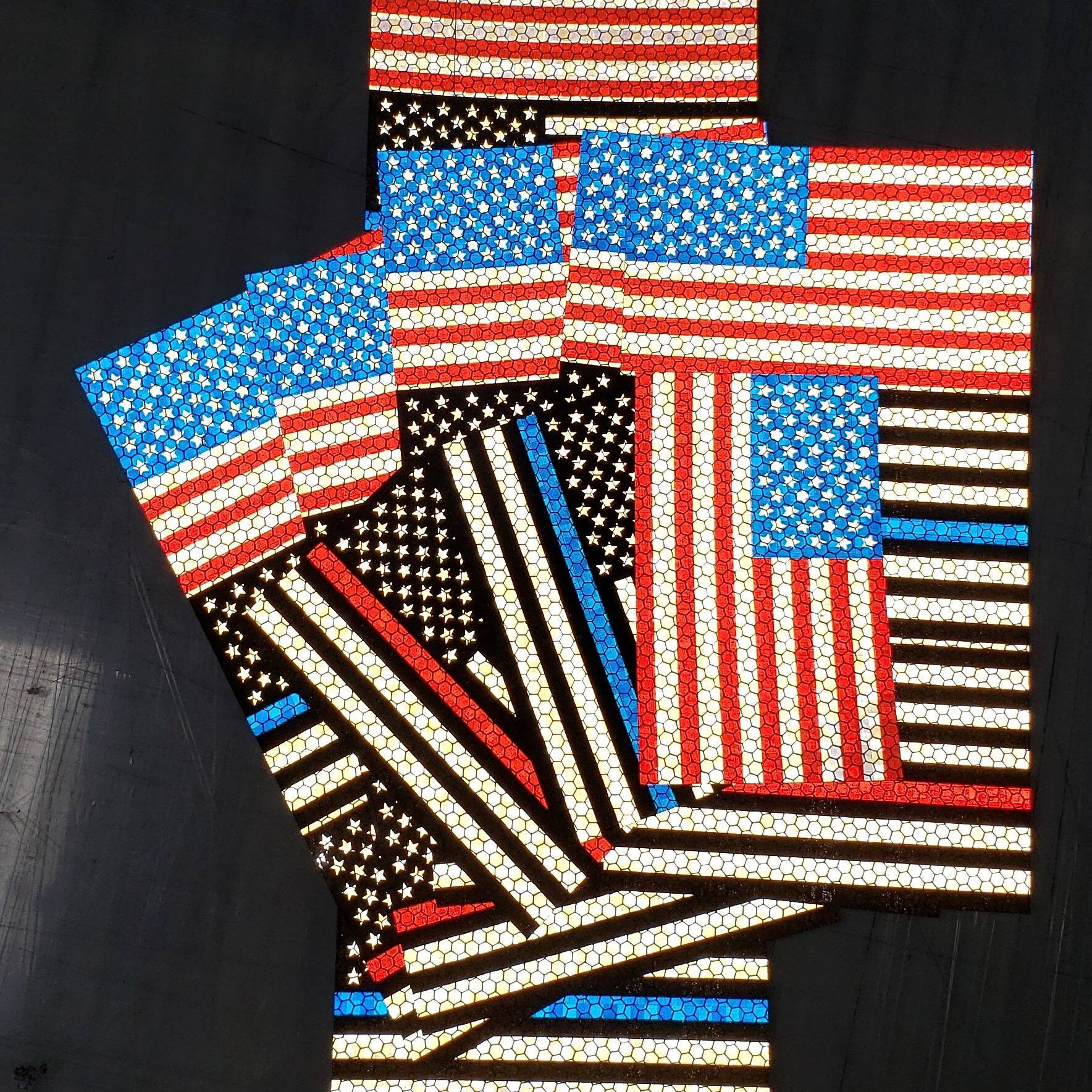 Thin Blue Line Flag Sticker Bundle / High Intensity Reflective / Window ...