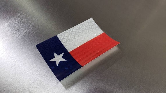 TEXAS Flag Sticker High Intensity Reflective / Window Sticker | Etsy