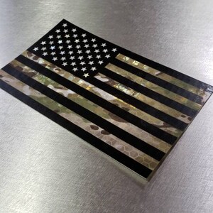 MULTICAM American Flag Sticker High Intensity Reflective / Window ...