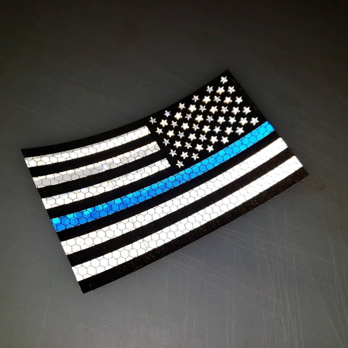 Thin Blue Line Flag Sticker Bundle / High Intensity Reflective | Etsy
