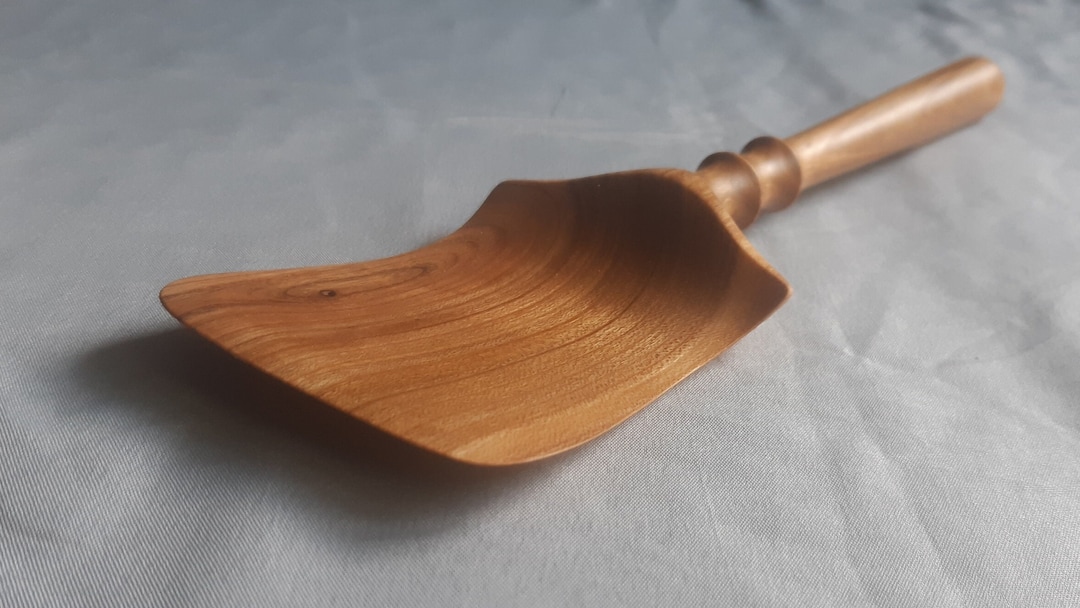 Original Design Round Handle Spatula Beautiful Handmade Cherry Spatula ...