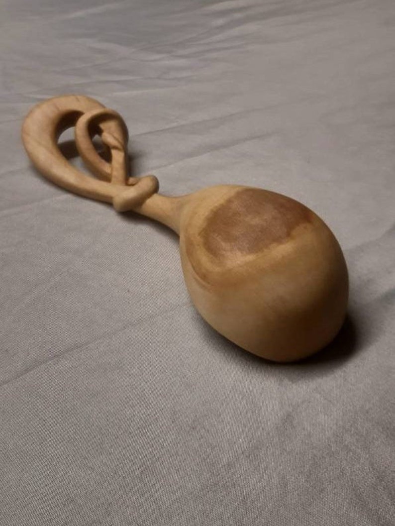 Handcarved Infinity Sign Mapple Wood Spoon, Unique Wooden Spoons ...
