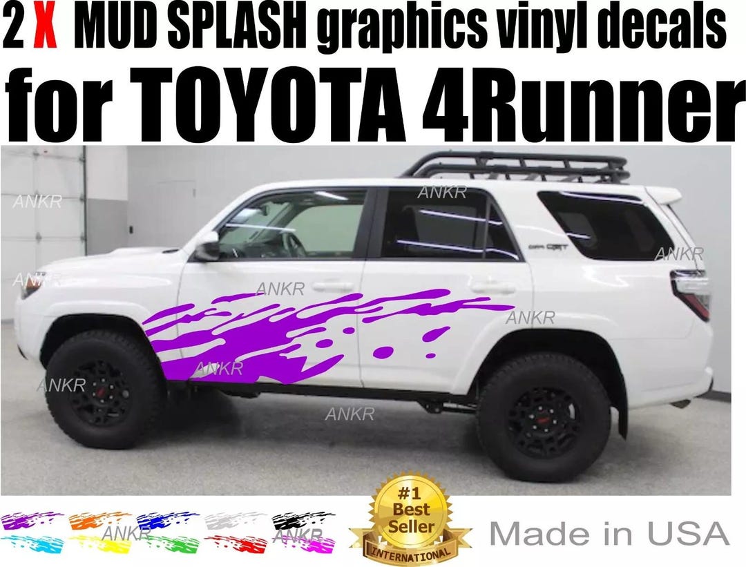 Off-road Mud Splash Stickers – Custom Graphics for Toyota 4runner - Etsy