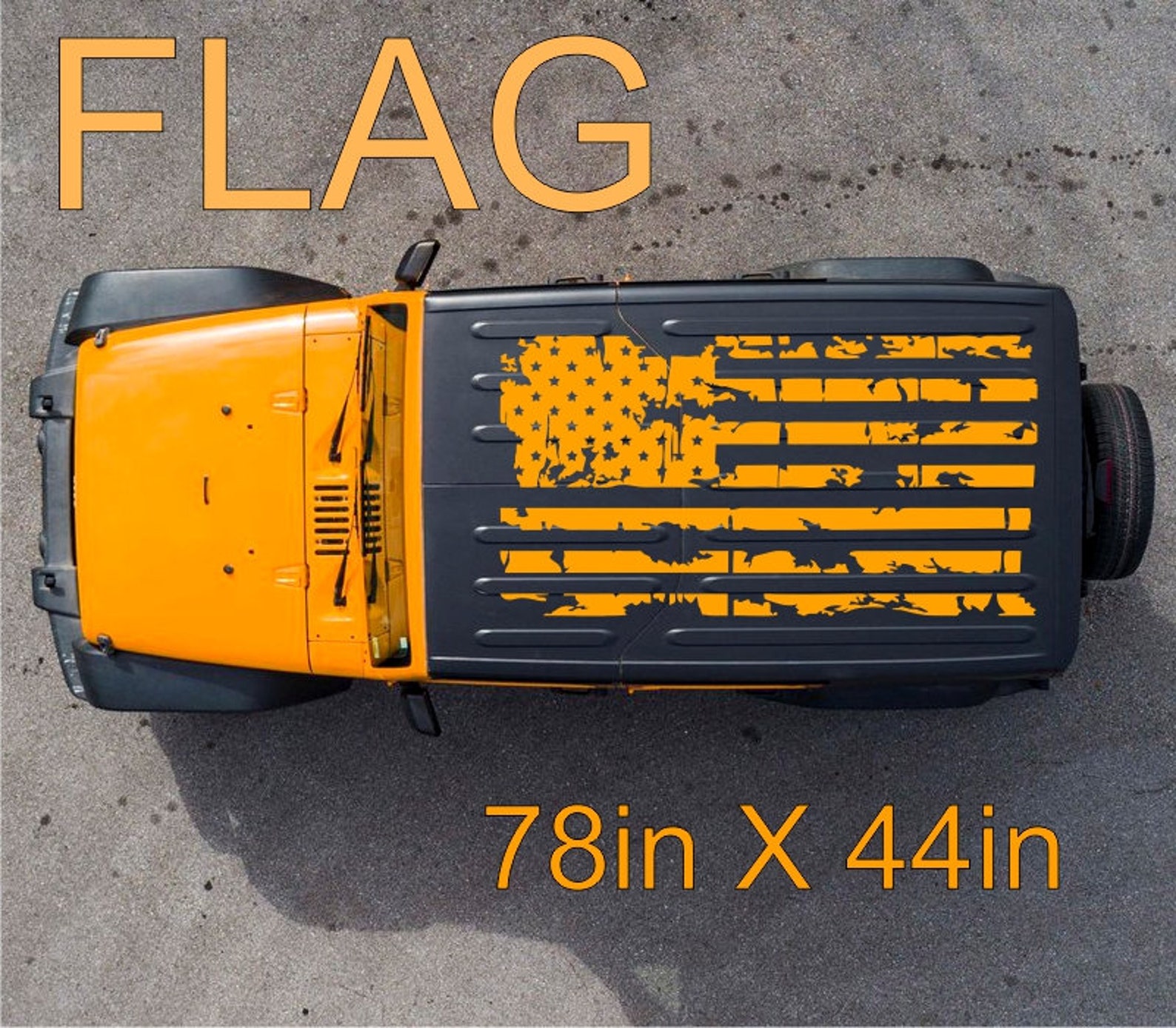 LARGE American Flag Graphics Decal Vinyl Any Size / Any Colors - Etsy