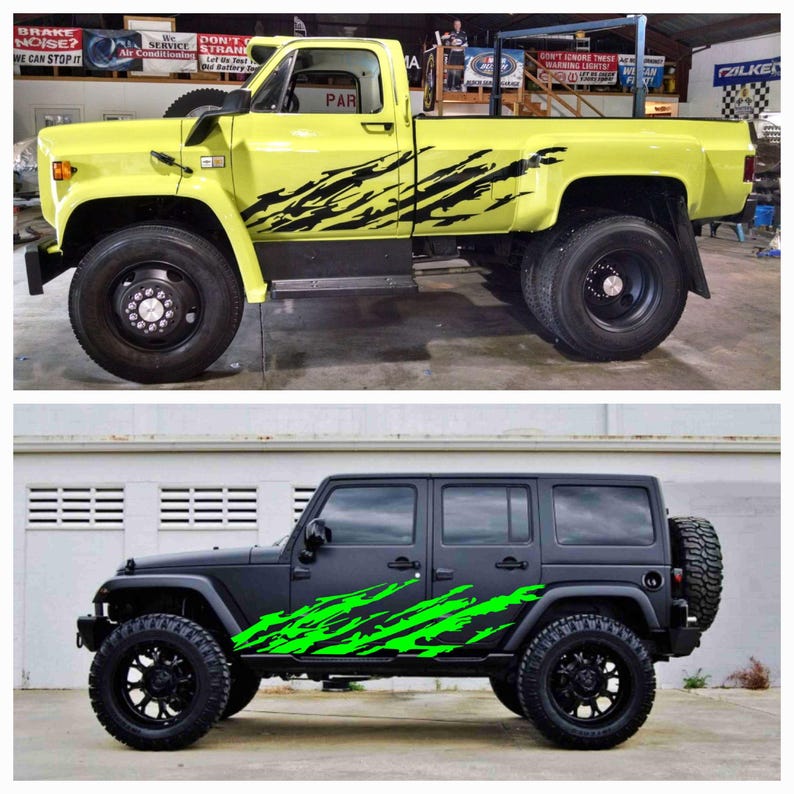 Large MUD SPLASH Graphics for Ford F-150, Chevrolet Silverado, Dodge ...