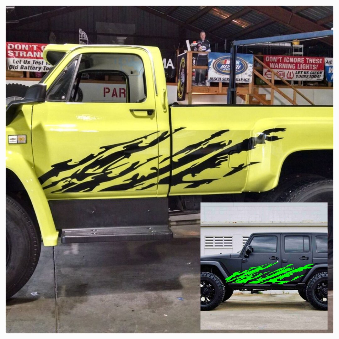For TRUCK Side Graphics Decal MUD Splash Set - Etsy