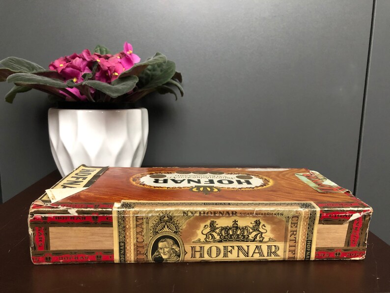 Wooden Cigar Box, Treasure Jewelry Box, Vintage Trinket Box, Antique ...
