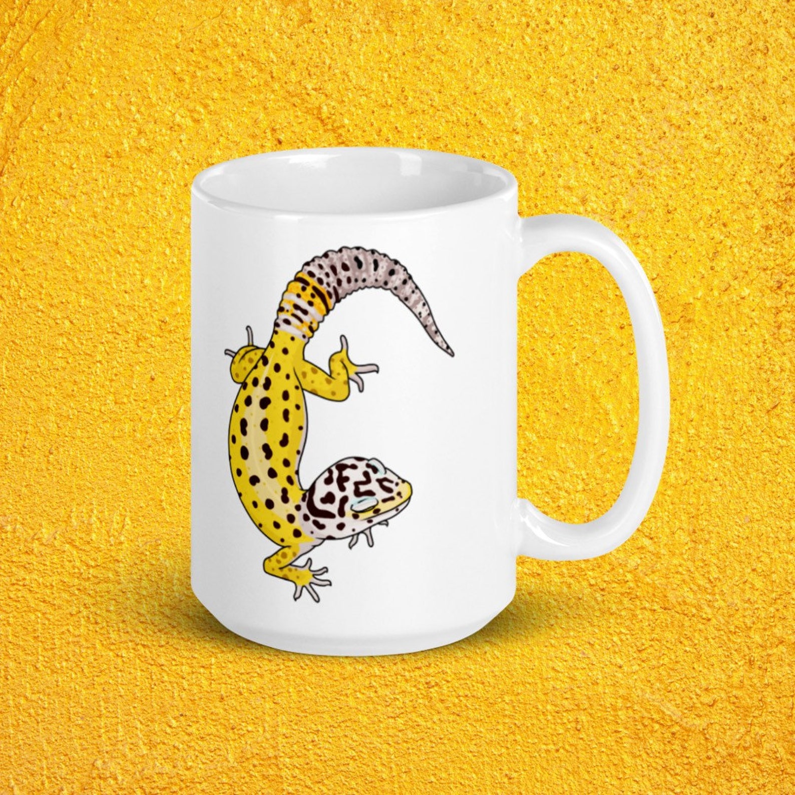 Leopard Gecko Mug Coffee Cup Lizards Reptiles Christmas | Etsy