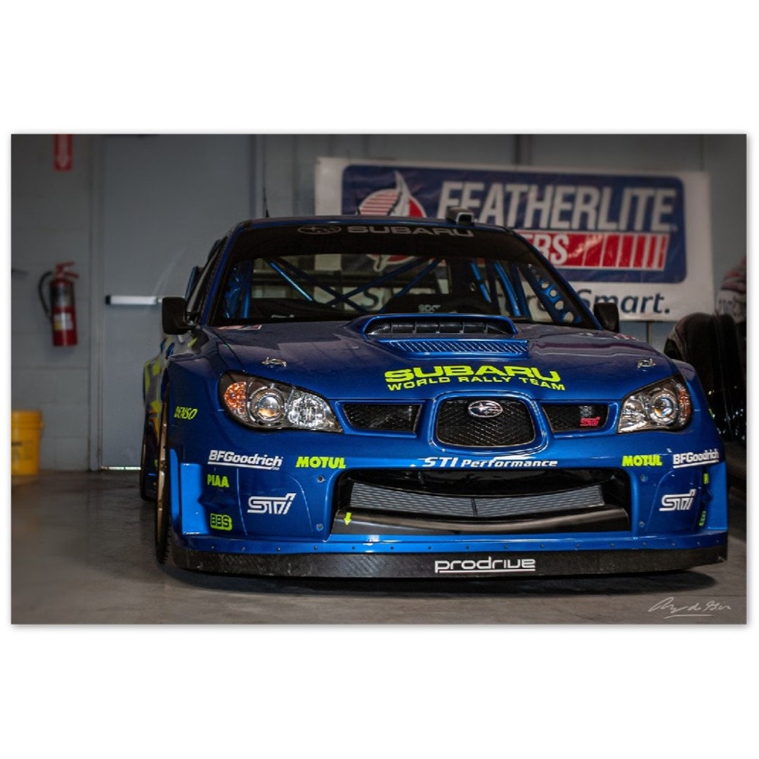 Prodrive Subaru WRC on Aluminum - Etsy