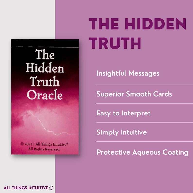 Authentic the Hidden Truth Oracle ® - Etsy