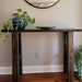 Solid Wood Rustic Entryway Table/ Console Table / Hall Table - Etsy