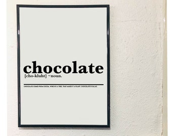 Chocolate Quotes | Etsy