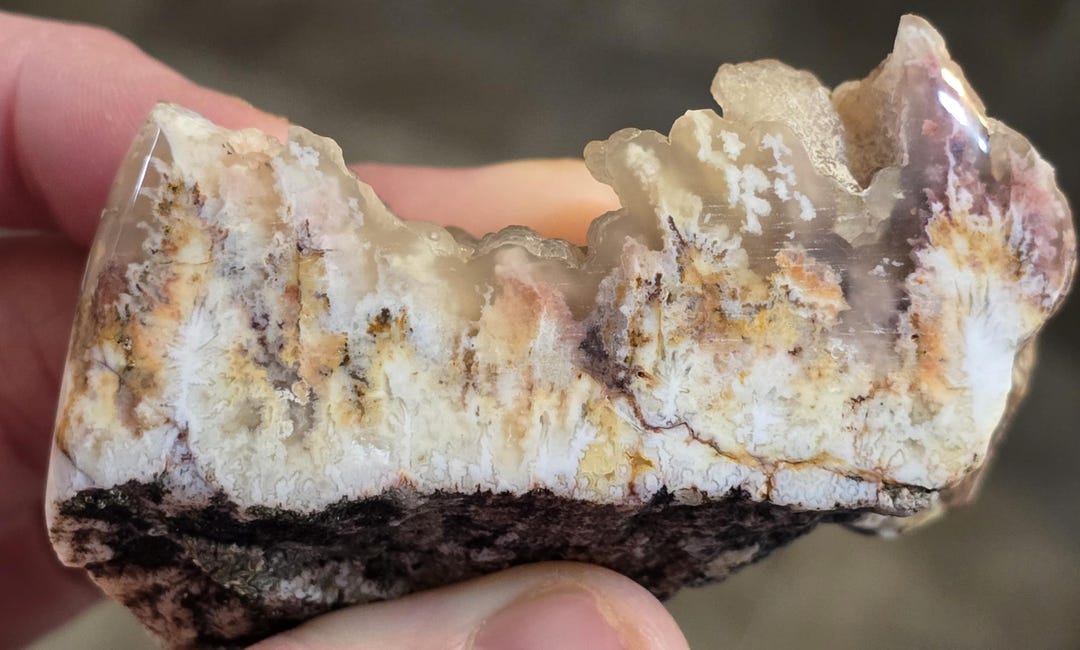 Colorful Botryoidal Agate With Polished Windows - Etsy