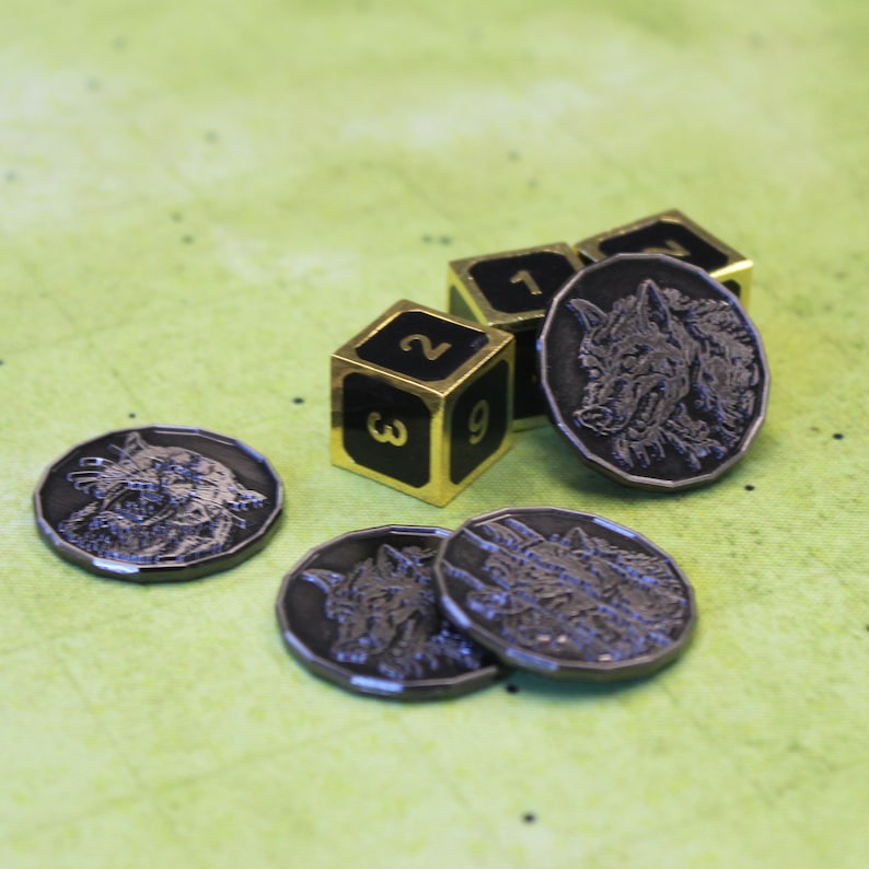 Beast Token Coin Pack for Dungeons & Dragons Dnd Dungeon | Etsy