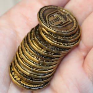 Engraved RPG Character Token Set: All 12 Class Coins - Etsy