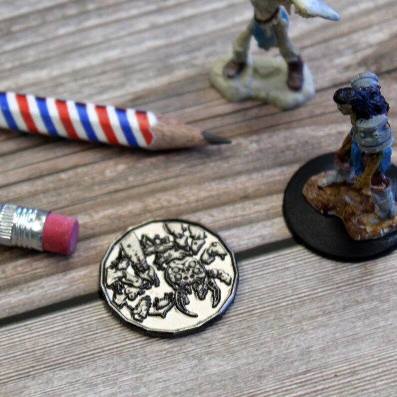 Spider Monster Coin Token Pack for Dungeons & Dragons Dnd - Etsy