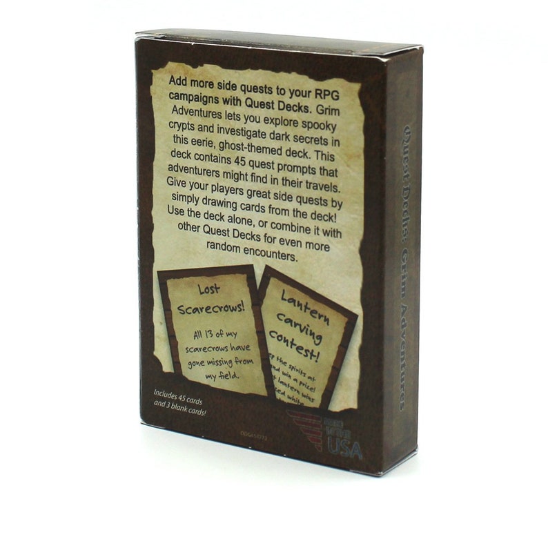 Quest Decks: Grim Adventurers Adventure Cards for Dungeons | Etsy