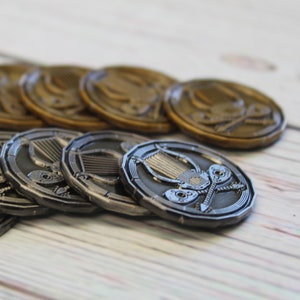Bard Character Coin Token: RPG Miniature, TTRPG Accessory - Etsy