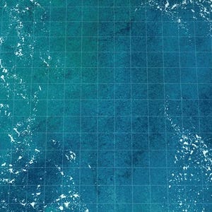 Sandy Beach Cloth Battle Map - 21.5″ × 21.5″ With 1″ Grid - Coastal RPG ...