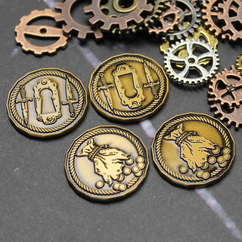 Rogue Character Coin Token Pack for Dungeons & Dragons Dnd | Etsy