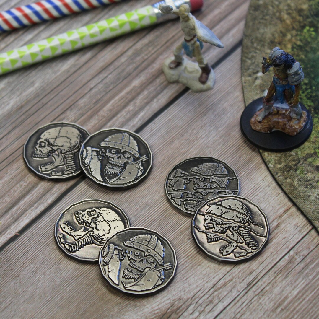 Undead Token Coin Pack for Dungeons & Dragons Dnd Dungeon Terrain ...