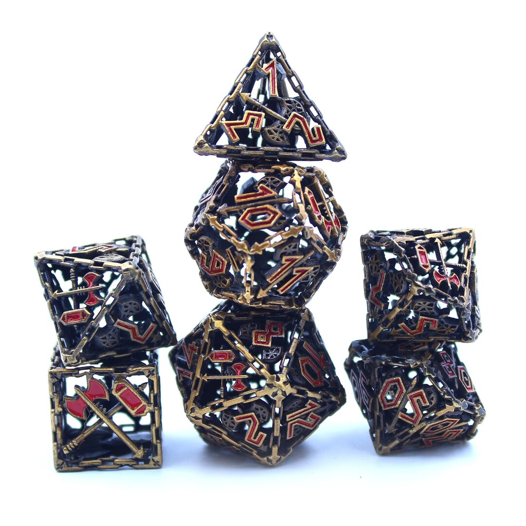 Arsenal Class Dice - Barbarian Cage Dice Set - Etsy