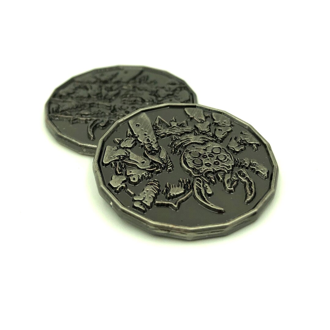 Spider Monster Metal Coins | Dnd, MTG Tabletop Gaming Tokens - Etsy
