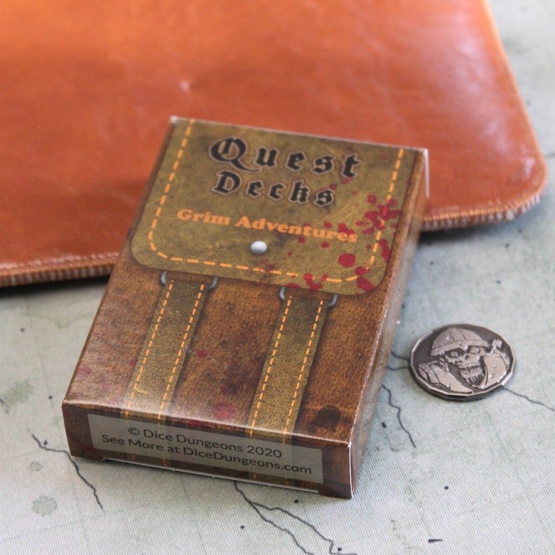 Quest Decks: Grim Adventurers Adventure Cards for Dungeons | Etsy
