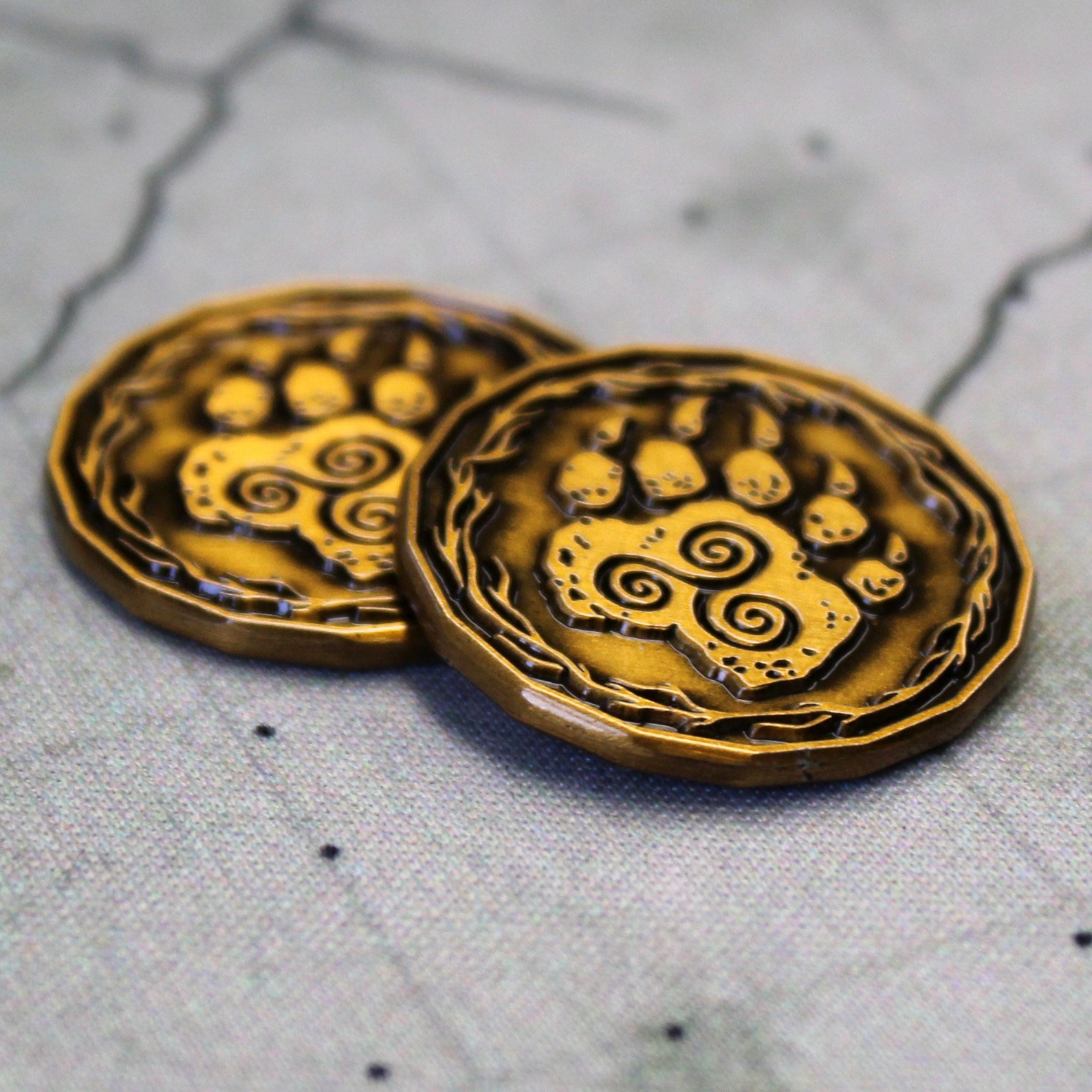 Druid Character Coin Token Pack Druid Miniature Druid Mini - Etsy